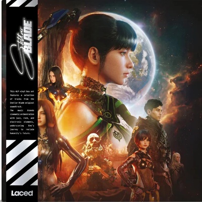 预定 Laced原厂周边 剑星 游戏原声 黑胶唱片 四片装 豪华版 Stellar Blade