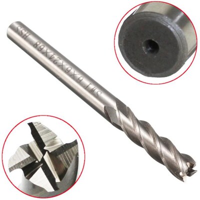 Wholesale Price 1PC Extra Long 6mm X 68mm 4 Flute HSS & Alum