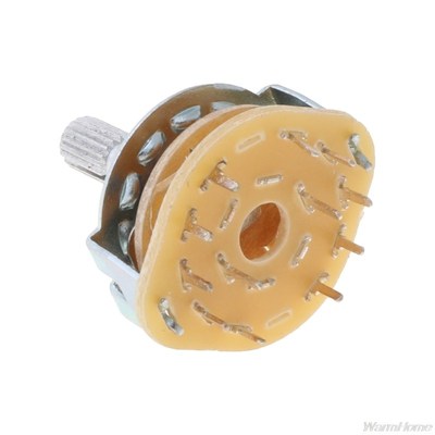 Shaft Panel Mount 2P5T Rotary Switch Selector Band 2 Positio