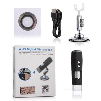 Wifi Digital Microscope 8 LED lights Wireless Handheld Digit