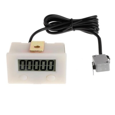 Digital 5 Digit LCD Punch Counter with Reset Pause Button Mi