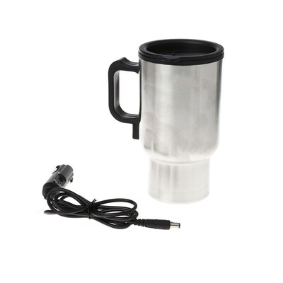 12V Car Heating Cup Stainless Steel Travel Electric Kettle I