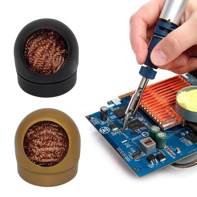 Welding Desoldering Soldering Iron Mesh Filter Cleaning Nozz