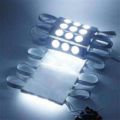 10pcs LED Module 2835 3 LED DC12V Waterproof Advertisement D