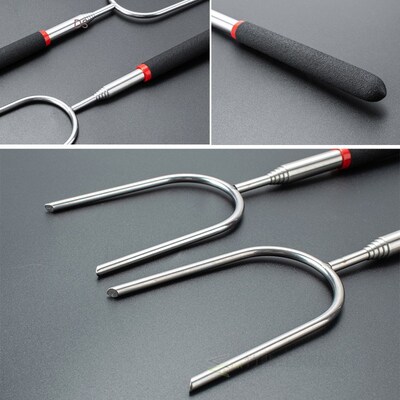 3Pcs/set Telescoping BBQ Safe Fork Roasting Sticks Marshmall