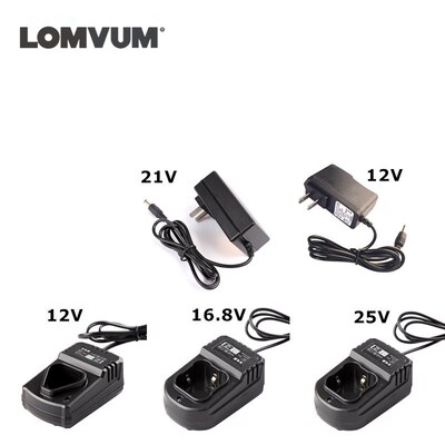 12v 16.8v 21v 25v screwdriver 18650 charger electric drill c