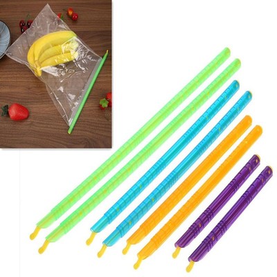 8pcs Plastic Seal Stick Storage Chips Bag Fresh Food Snack G