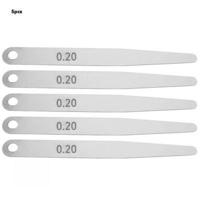 5pcs 0.2 Stainless Steel Feeler Gauge Ruler Welding Inspecti