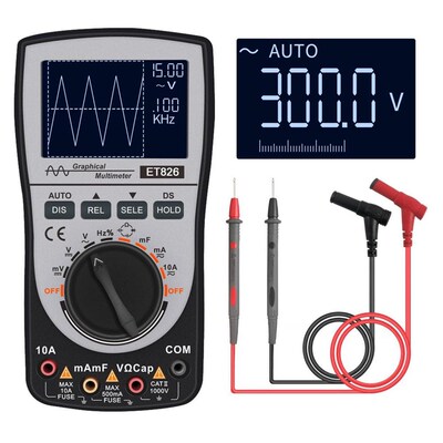 Digital Oscilloscope Waveform Generator Multimeter Tester 40