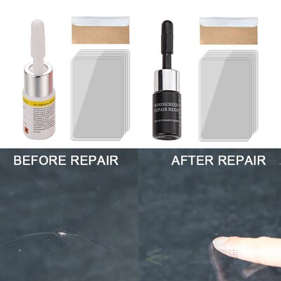 Windshield Repair Kit Glass Crack Repairing Liquid Car Windo