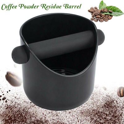 Coffee Knock Box Espresso Grounds Container Residue With Han