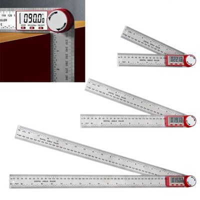 Digital Angle Ruler Meter 0-200mm 0-300mm 0-500mm Ruler Incl