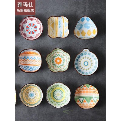 Saucer ceramic saucer dipping saucer soy sauce bowl small bo