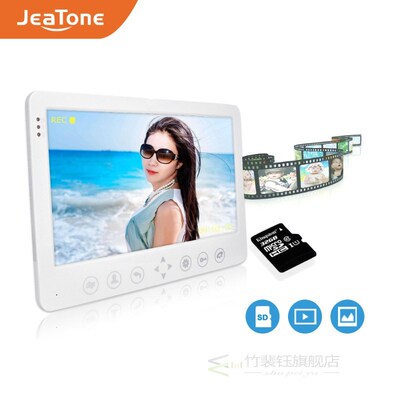 JeaTone 7 inch Video Doorbell Intercom System Waterproof Doo