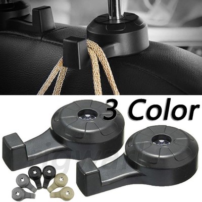 1PC 3Color Vehicle Car Seat Headrest Bag Coat Hanging Hook H