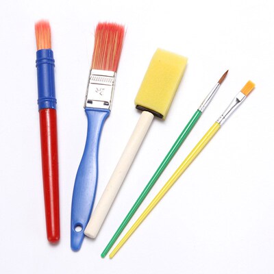 5pcs Children Sponge Paint Brushes Toys Kids Drawing Paintin