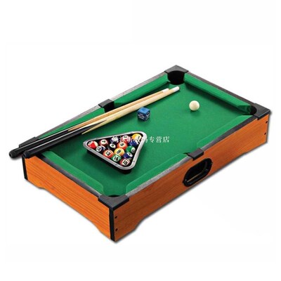 Kids Mini Desktop Pool Table Set Billiard Table Tabletop Poo