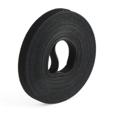 Black Nylon Cable Manager Winder Cable Clip Ties Belting Mag