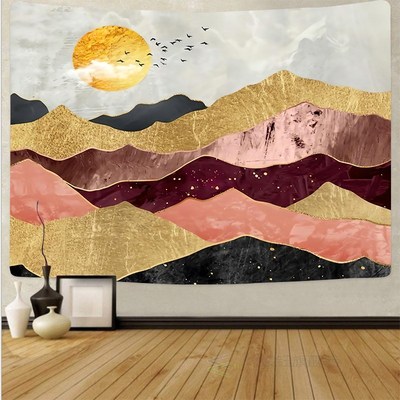 Japanese Style Tapestry Wall Hanging Wall Art Table Cloth B