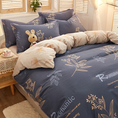 Bedding set 3/4 piece  cotton Duvet cover set Large comf