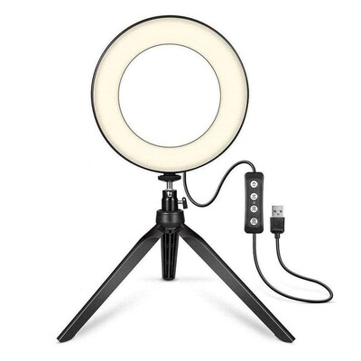 Video Live Light Photography Dimmable LED Selfie Ring Light