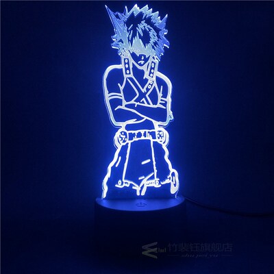 Anime My Hero Academia Led Night Light Cool Bakugou Katsuki