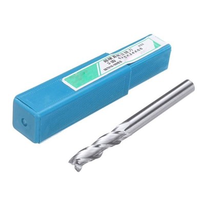 1pc 3 Flutes HSS End Mill 68 Length 6mm Shank CNC Woodworkin