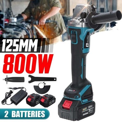 Wolike 125mm 388VF Rechargable Electric Angle Grinder Grindi
