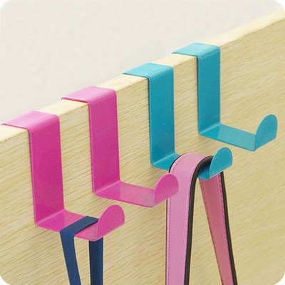 New Stainless Over Door Hook Kitchen Cabinet Clothes Hanger