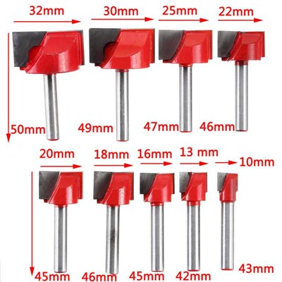6mm Surface Planing Bottom Cleaning Wood Milling CNC Cutter