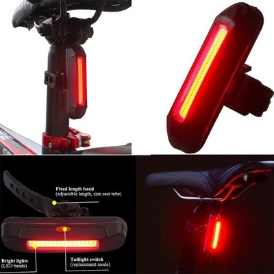 Bicycle Taillights Waterproof Bike Warning Back Rear Lights