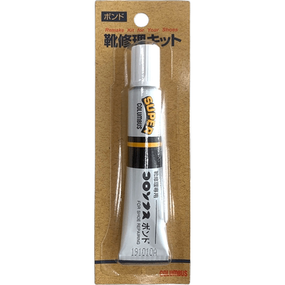日本哥伦布斯COLUMBUS 粘着剂（新型）修皮鞋专用20ml胶鞋底胶水
