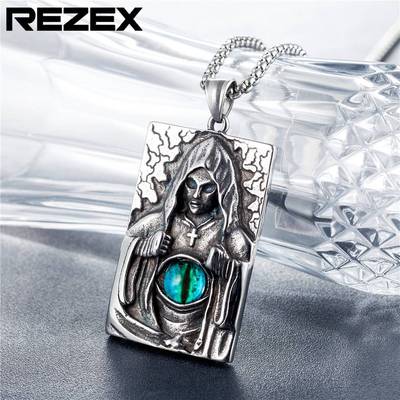 极速-P0214-NK01 Personality Retro WizGard Ghost Eyeball Men