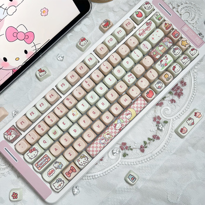 龙乘 百变小樱 美乐蒂 HelloKitty丘比特主题键帽MOA高度95/114键