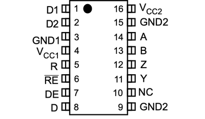 ISO3086TDW 20Mbps 全双工 2.5kVrms 隔离式 RS-485/RS-422收发器