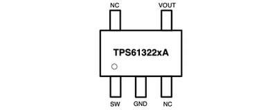 TPS61322  6µA 静态电流 1.8A 开关电流升压转换器