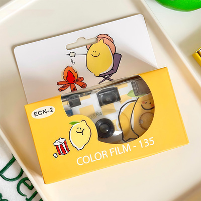 二次元二次元插画一次性胶片相机