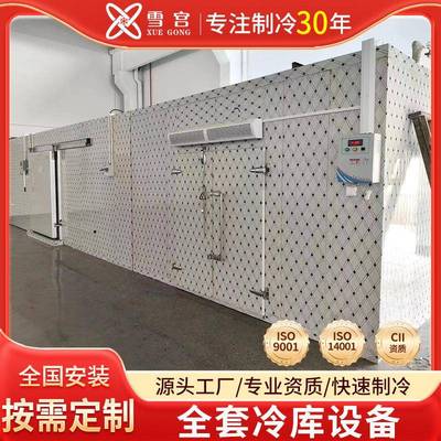 速冻库冰库冷库全套设备水果蔬菜海鲜冷藏库冷冻库小型冷库