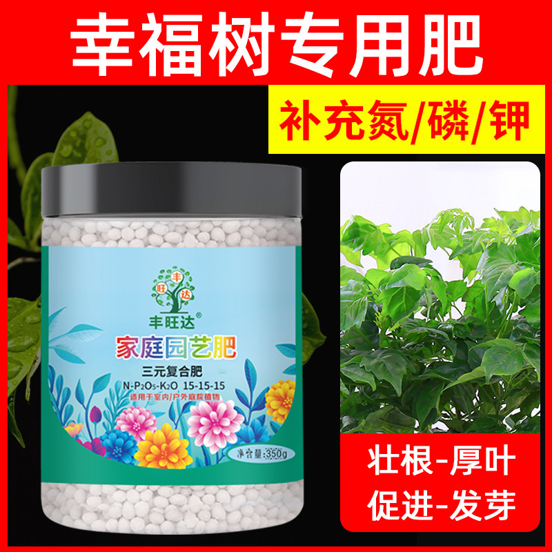 幸福树专用肥料缓释肥家用室内养花肥料盆栽通用型氮磷钾复合肥