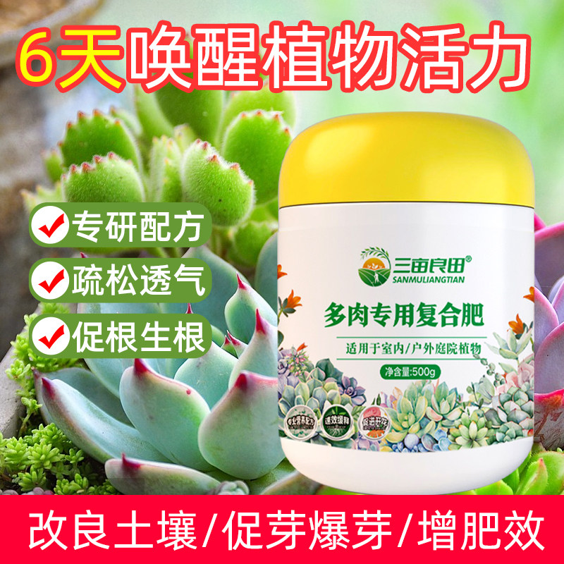 多肉肥料专用肥颗粒缓释肥生根增色通用家用室内养花盆栽植物花肥