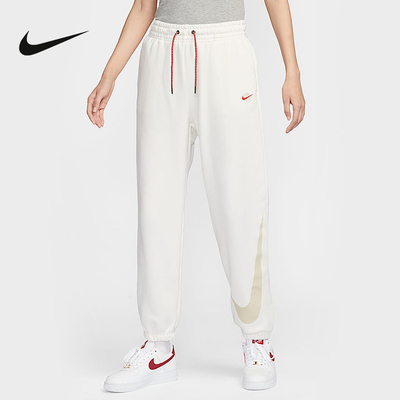耐克女裤NikeSportswear灵蛇迎新高腰Oversize风运动裤HV8463-133
