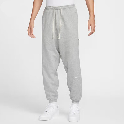 NIKE耐克灰色裤子男秋新款宽松运动裤卫裤束脚针织长裤FZ0225-063