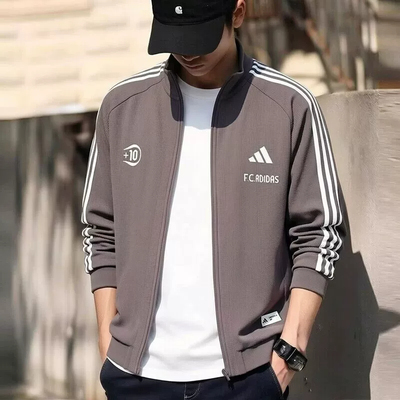 阿迪达斯adidas正品男士夹克2026年秋季新款运动休闲外套 KX2854