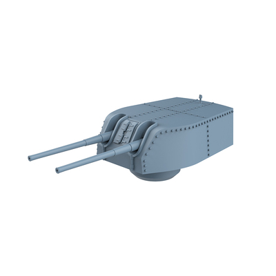 老姚  舰船模型升级件 皇家海军 152mm /50 BL Mk.XXIII 双联主炮