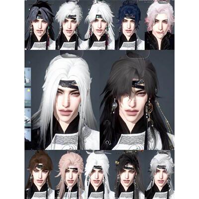 发4 只为红颜一笑港风情侣半点心 Soulmate兔 逆水寒手游捏脸女男