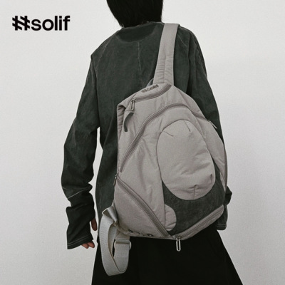 solif无相原创设计造型双肩包户外旅行轻量大容量包秋冬