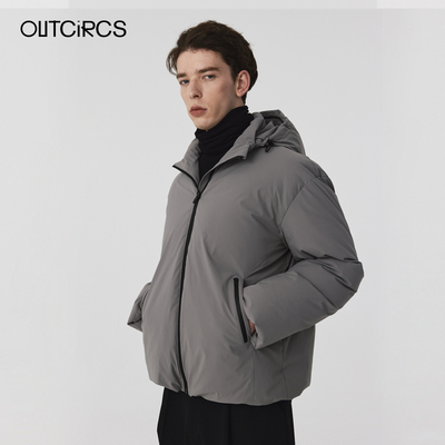 OUTCiRCS机能风长袖羽绒服连帽