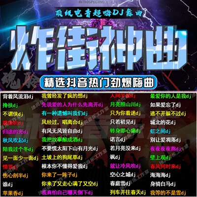 重低音DJ车载U盘2025新款抖音流行dj舞曲无损高音质车用音乐优盘