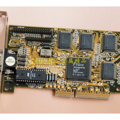 Trident 3D Image 9750 4M AGP1X 工控显卡