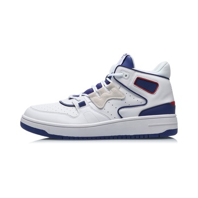 李宁中帮篮球鞋系带休闲鞋时尚